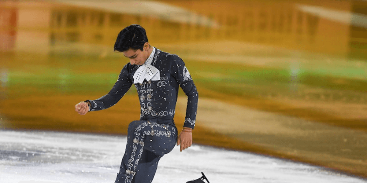 Mexican figure skater Donovan Carrillo has already made Olympic history ...
