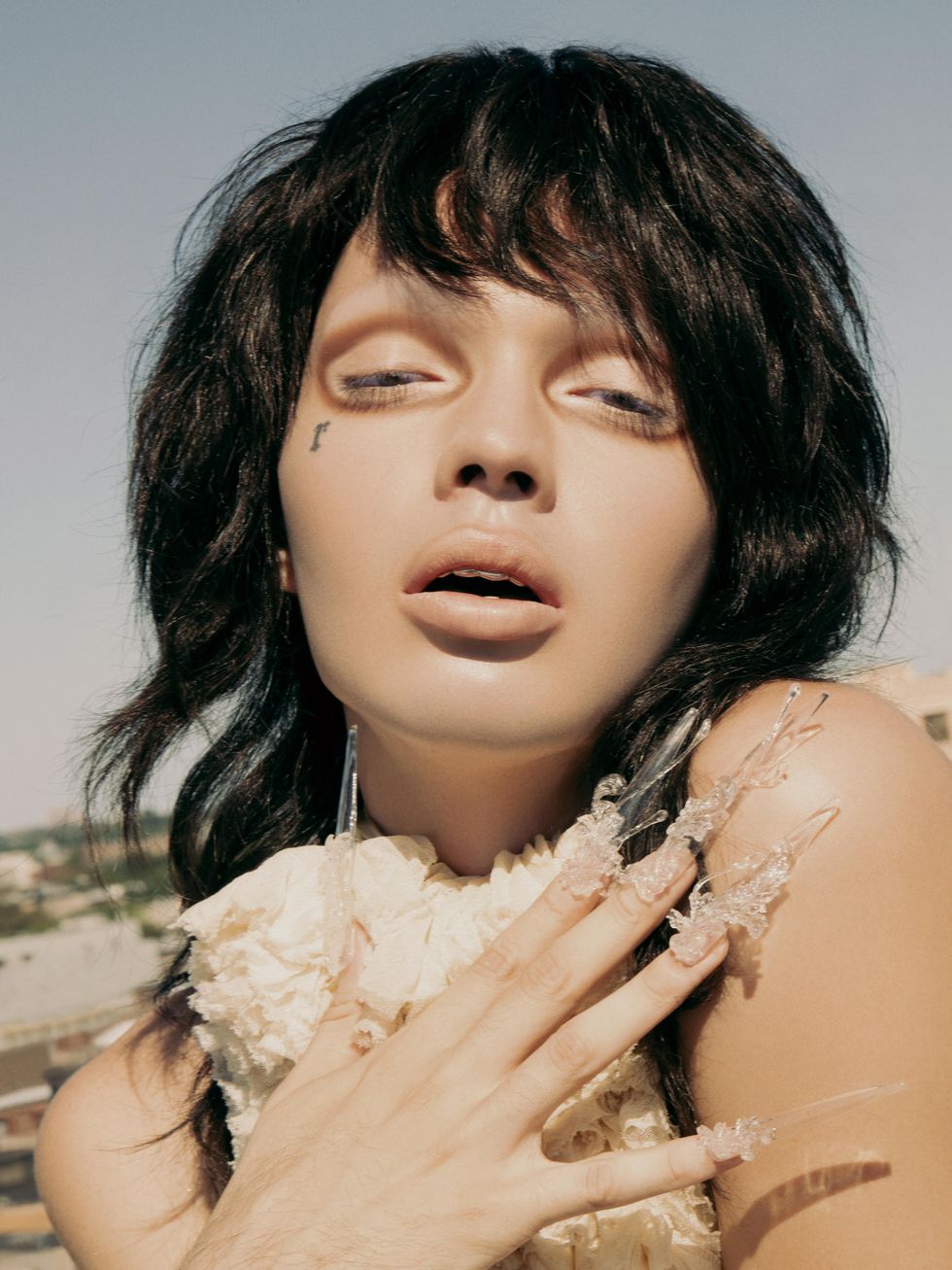 Nonbinary Model Fish Fiorucci on Walking Balenciaga in Paris - PAPER ...