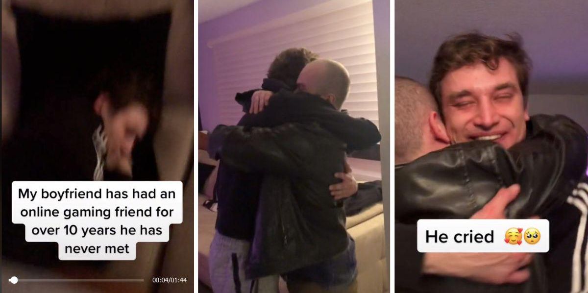 Gamer friend met in real life after 10 years in touching TikTok - Upworthy