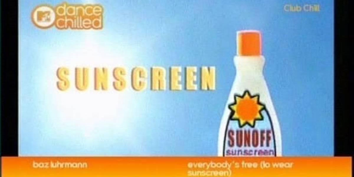 Remembering 'The Sunscreen Song' at 25 - Upworthy