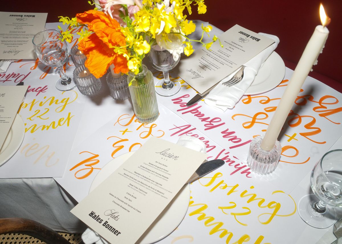 Saks Throws an Intimate Celebratory Dinner for Wales Bonner - PAPER ...