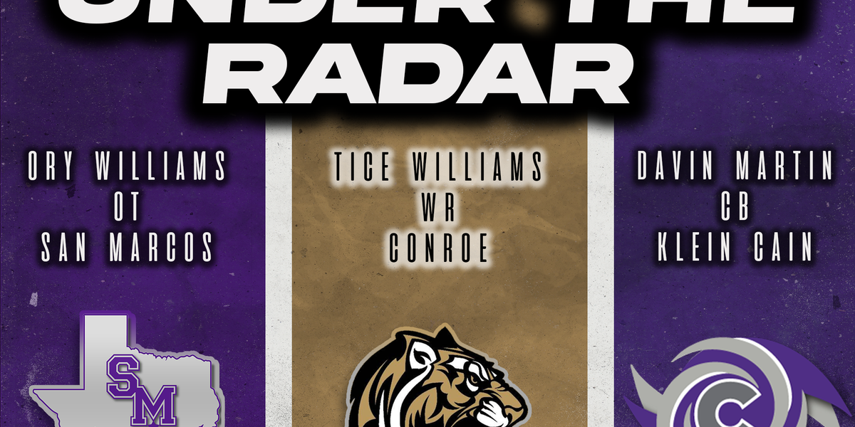 Under the Radar Athletes: Ory Williams, Tice Williams and Davin Martin ...