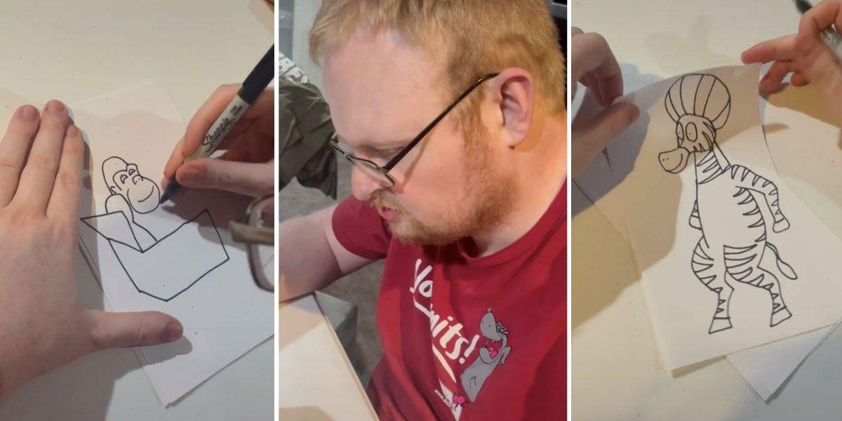 Autistic artist wows TikTok users with on-request animal drawings ...