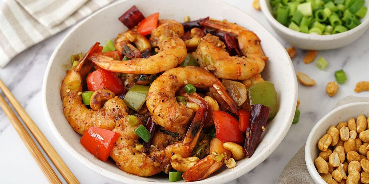Kung po prawn - My Recipe Magic