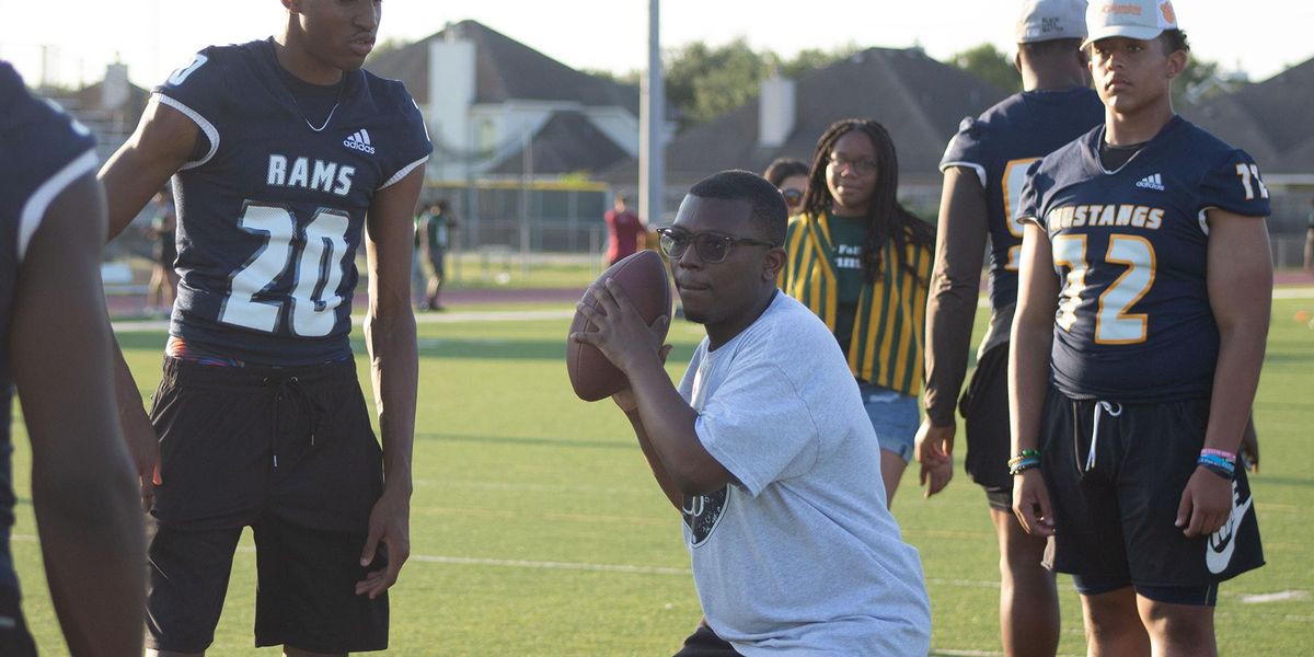 CFISD: Football players lead first districtwide camp for LIFE Skills ...