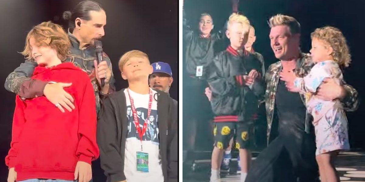 Backstreet Boys bring their kids onstage to sing - Upworthy