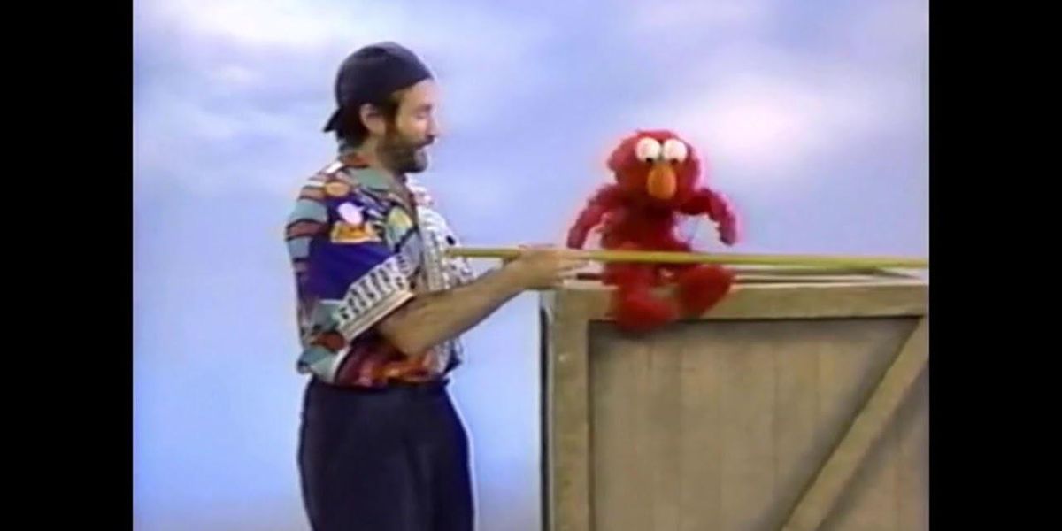 1991 Sesame Street blooper reel of Robin Williams and Elmo is wholesome ...