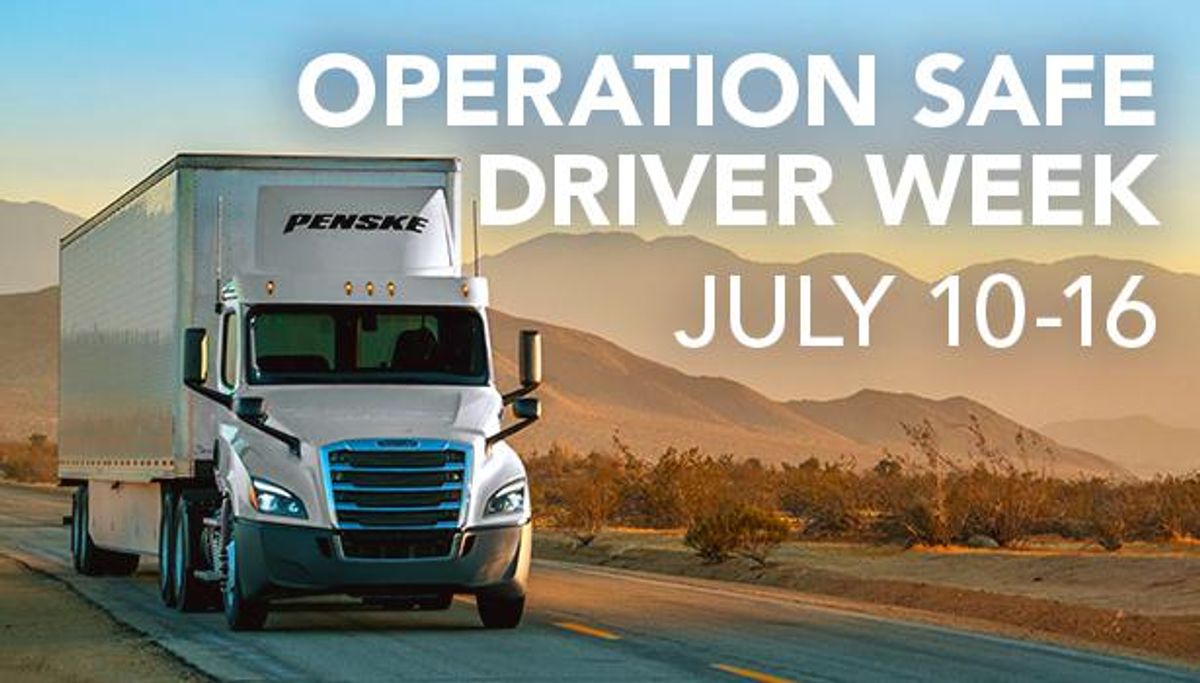 Focusing on Speeding for Operation Safe Driver Week – July 10-16 - Penske