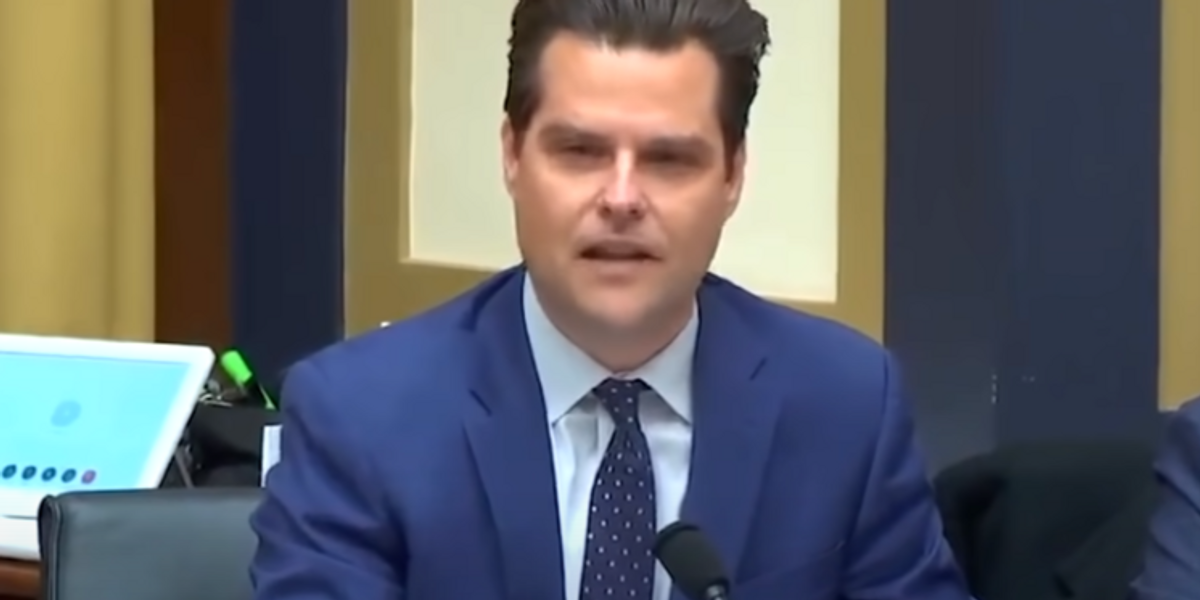 House Ethics Committee Outlines Charges In Gaetz Misconduct Probe