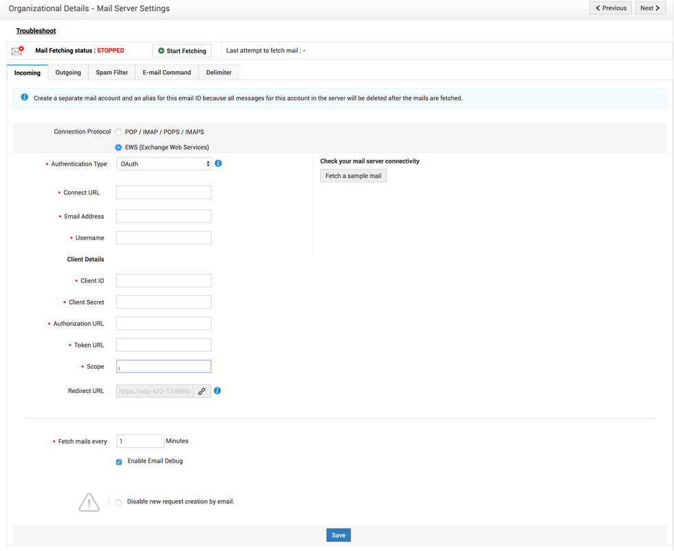 The Oauth Mail Server Authentication Protocol 
