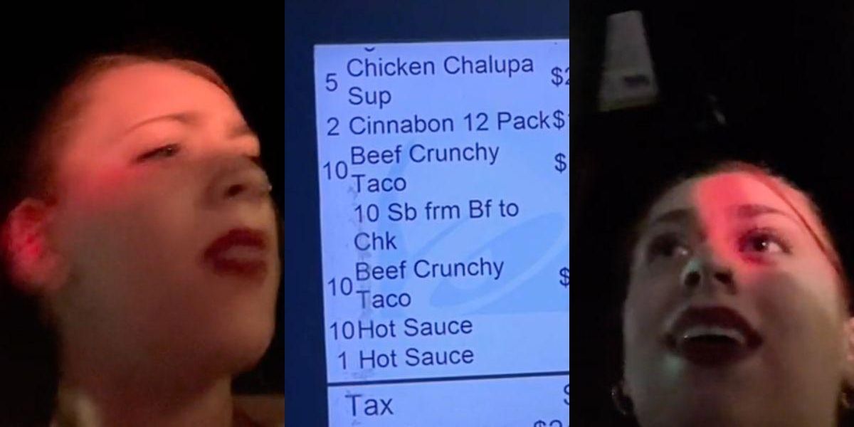 Taco Bell Customer Holds Up Drive Thru With 241 Order Video Comic Sands
