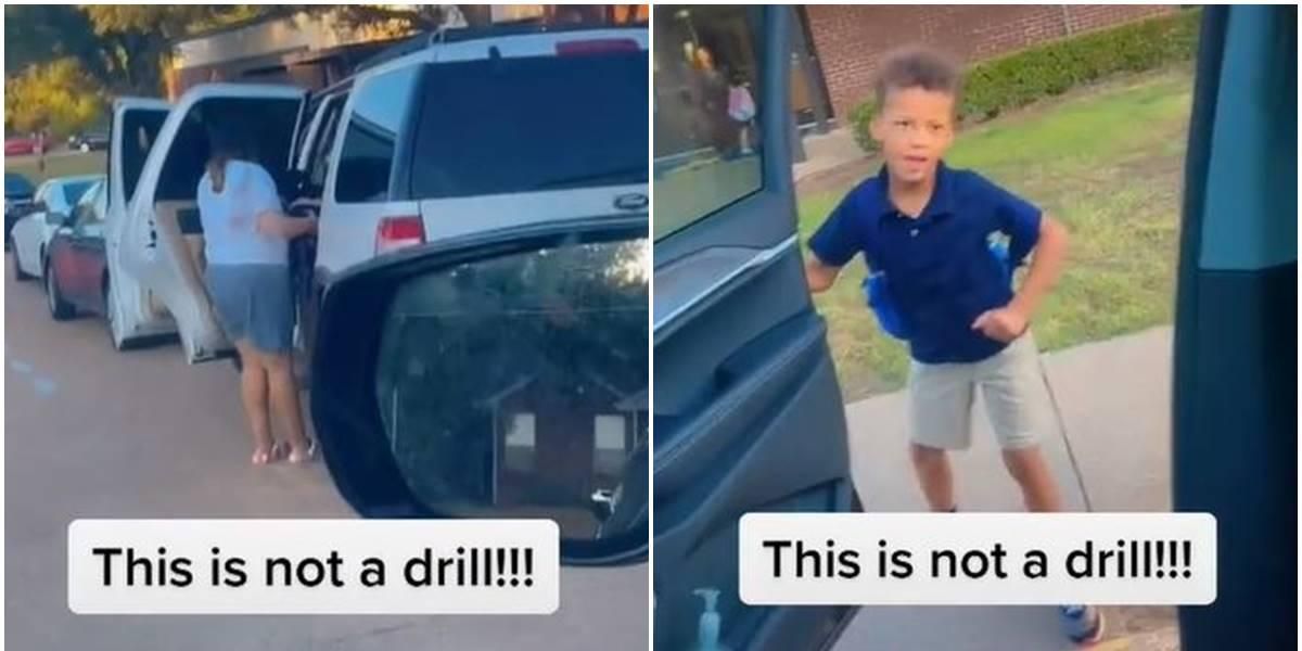 Mom teaches how to use the school drop-off - Upworthy