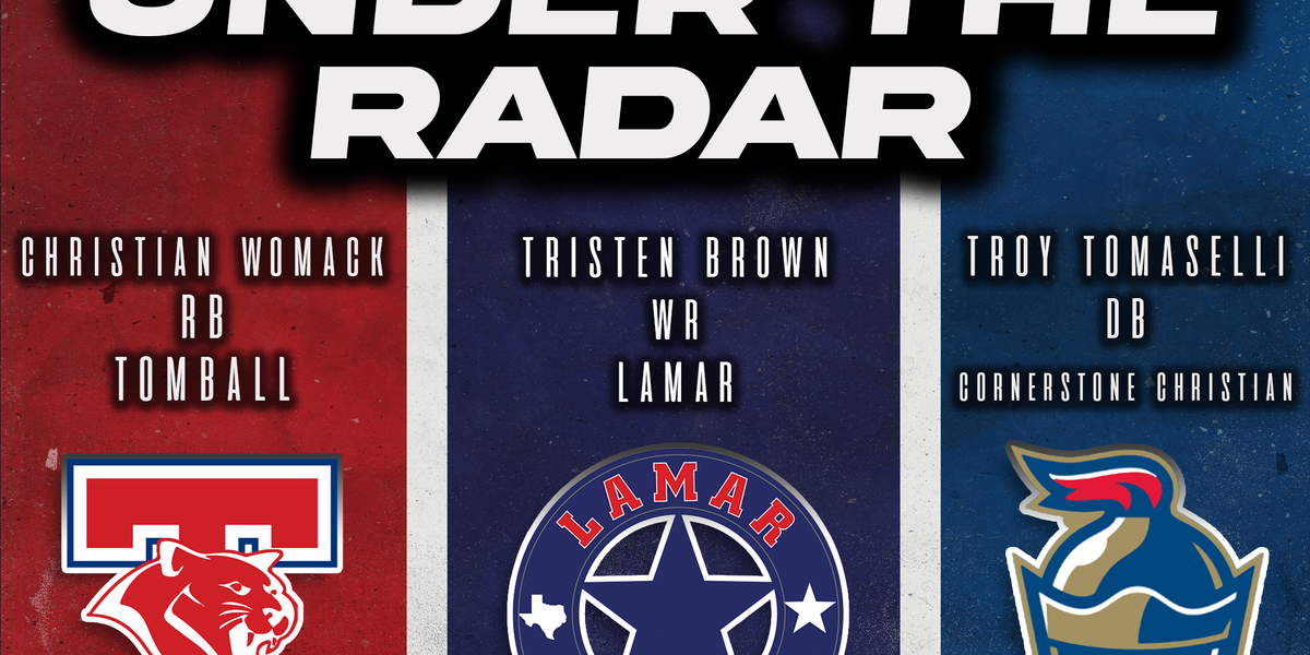 Under the Radar Athletes Friday 9/9/22: Christian Womack, Tristen Brown ...