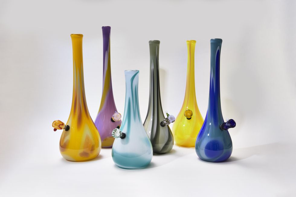 Edie Parker and Paul Arnhold Debut Glass Blown Bongs - PAPER Magazine