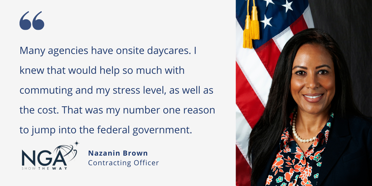 NGA's Nazanin Brown on Being a Full-Time Working Mom - PowerToFly Blog