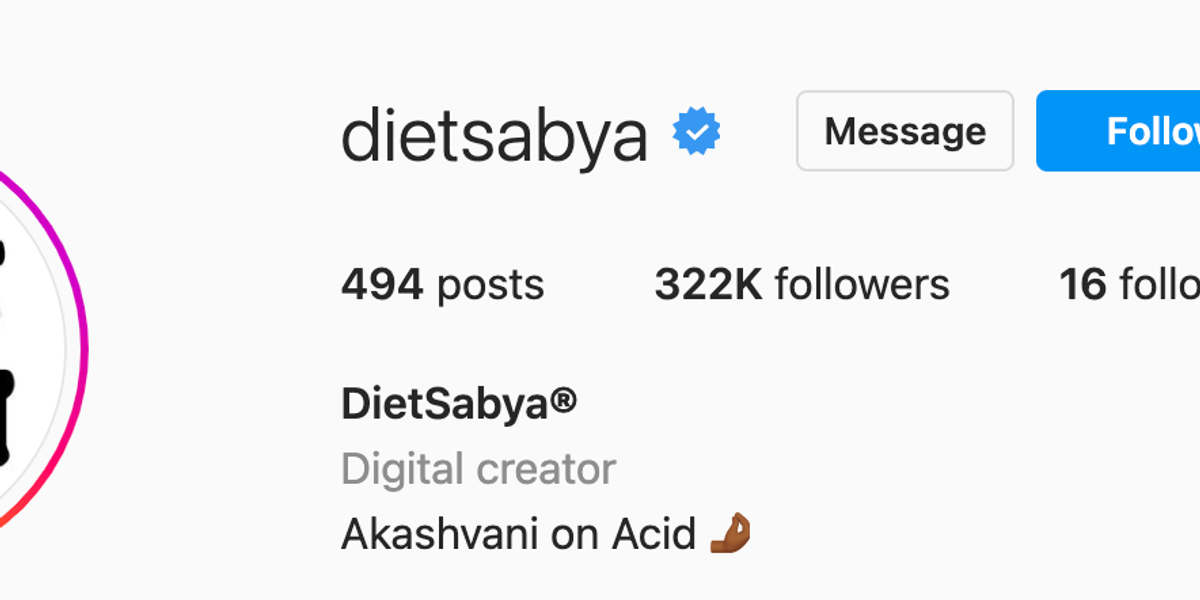 Interview With Diet Sabya, Anonymous Indian Fashion Instagram - PAPER Magazine