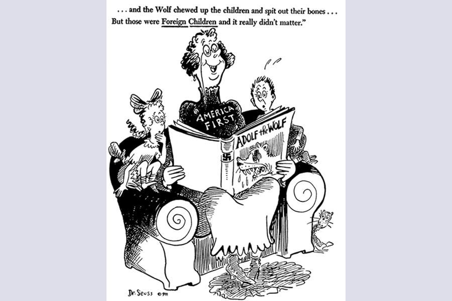 9 political cartoons by Dr. Seuss during WWII - Upworthy