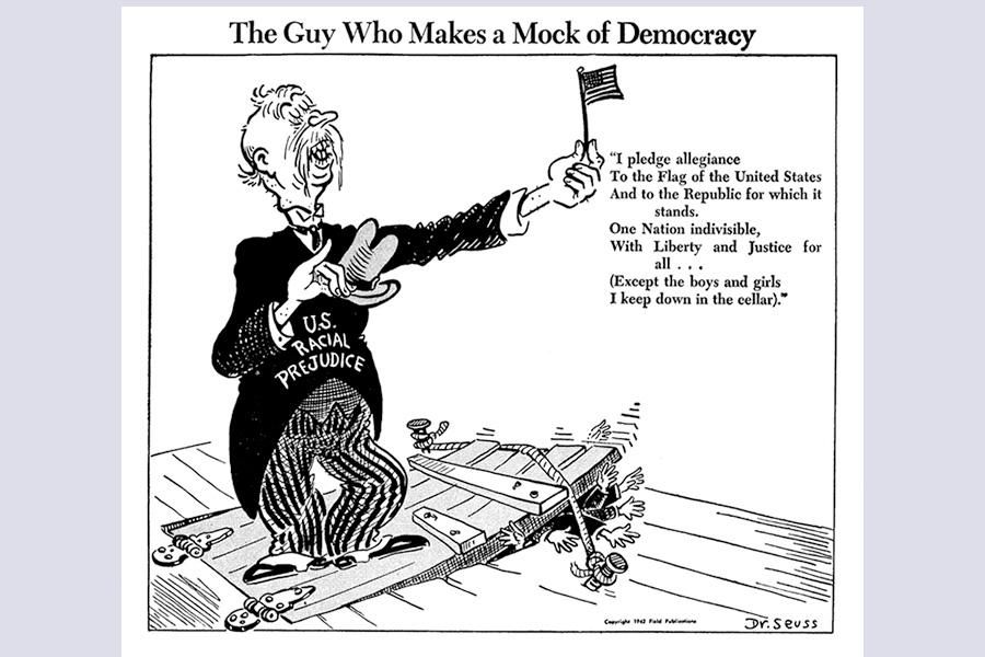9 political cartoons by Dr. Seuss during WWII - Upworthy