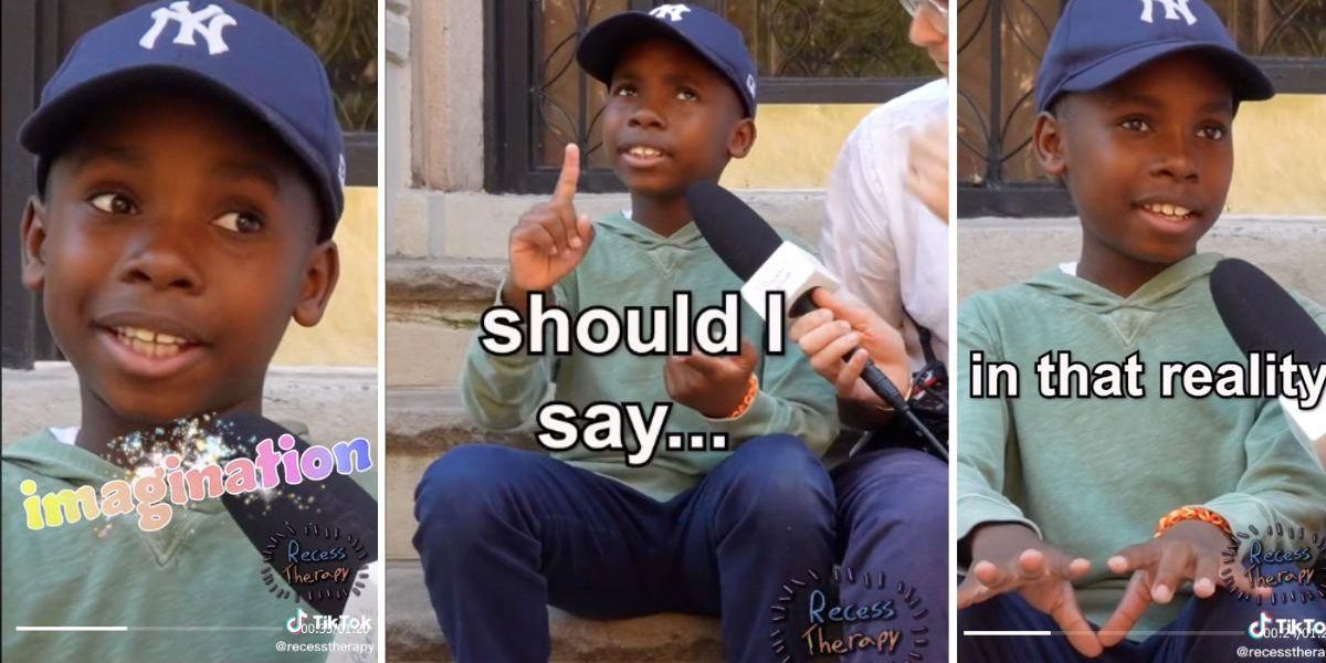 Kid on Recess Therapy shares how much he loves imagination - Upworthy