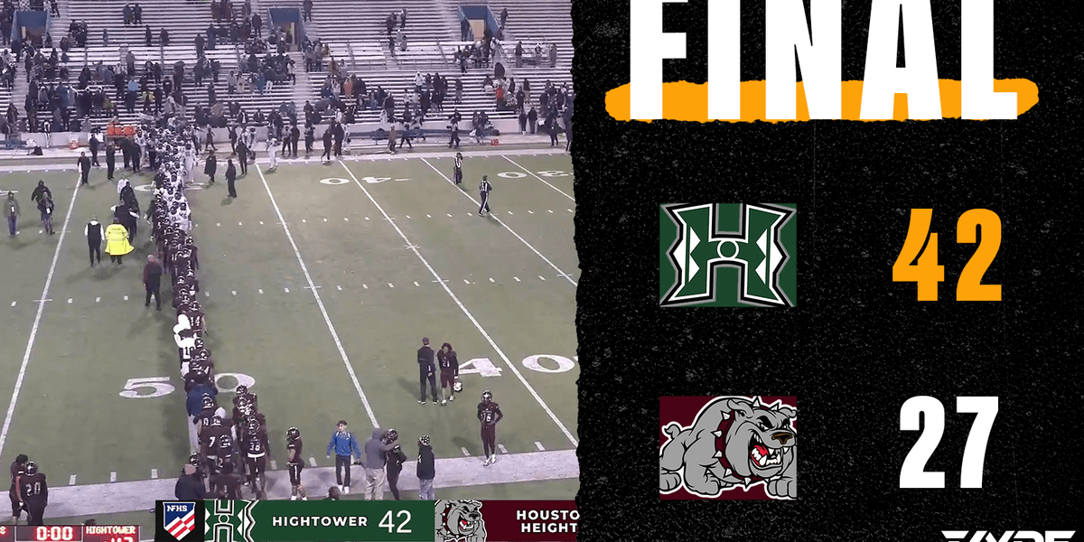 VYPE Live Playoff Football Highlights: Hightower vs Houston Heights - VYPE