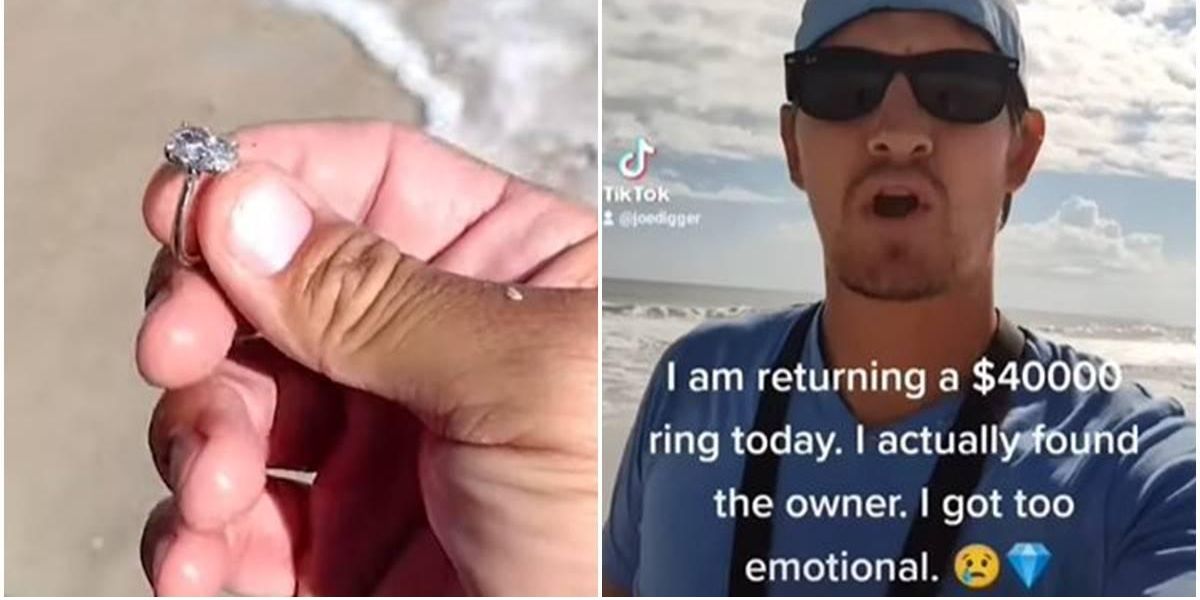 Guy finds $40,000 ring with a metal detector - Upworthy