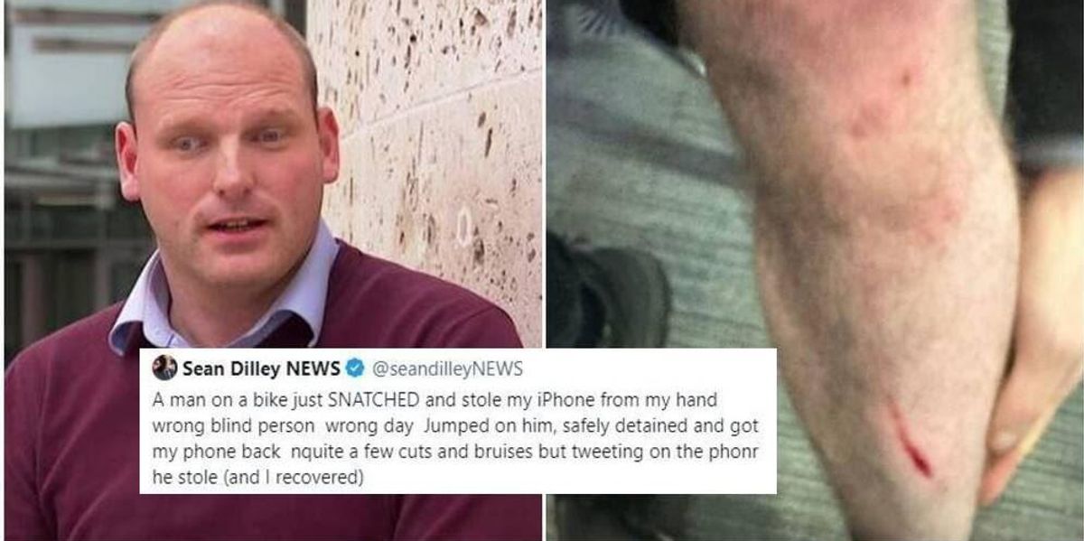 Blind reporter gets iPhone form theif - Upworthy