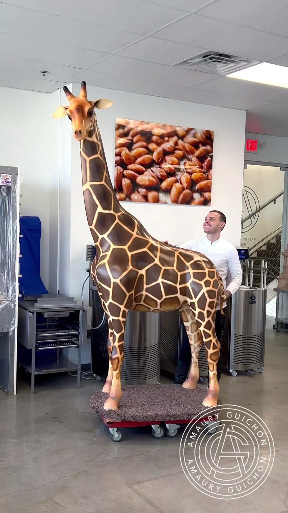 1. The Uncanny Giant Chocolate Giraffe - PAPER Magazine