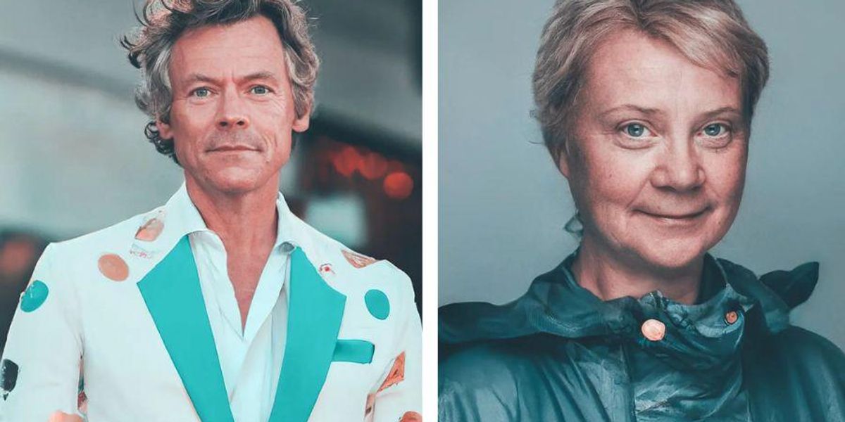 AI portraits reimagine young celebrities as they age - Upworthy