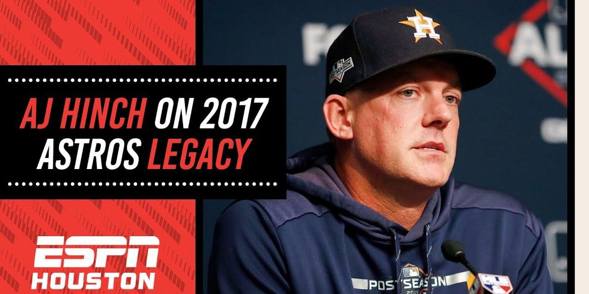 AJ Hinch comments on 2017 Astros' legacy, Altuve's HOF bid - SportsMap