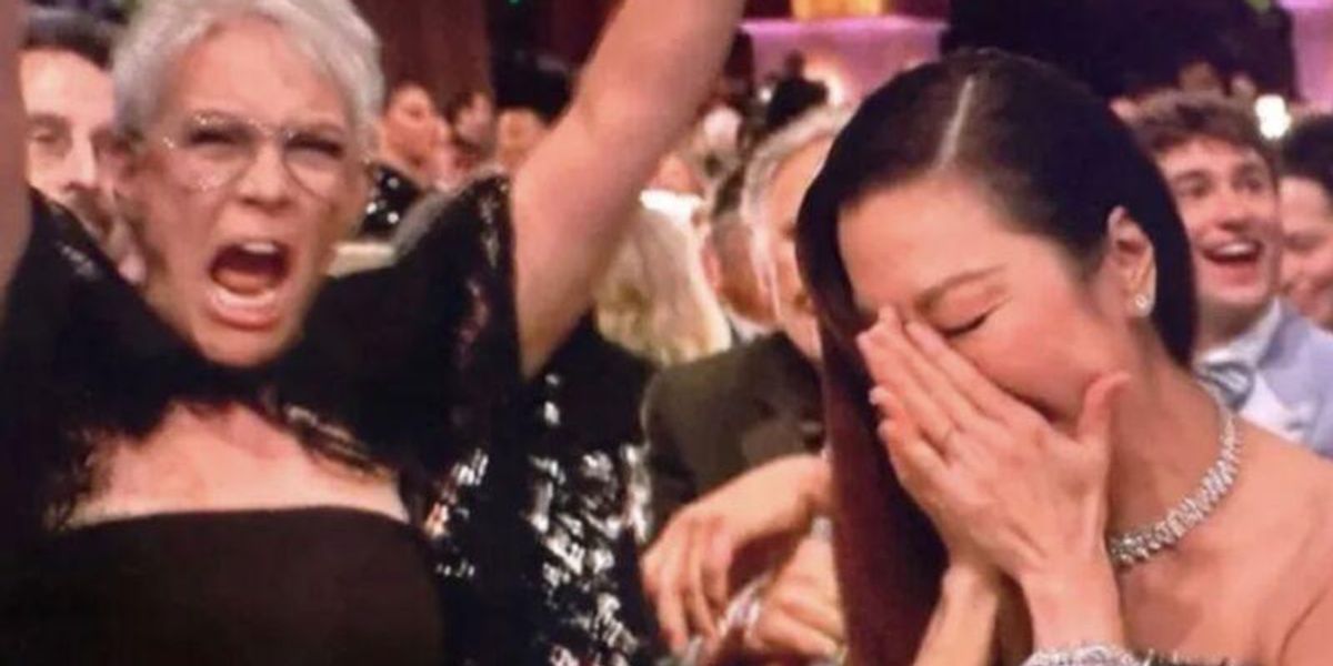 Viral post shows Jamie Lee Curtis hyping Michelle Yeoh's win - Upworthy