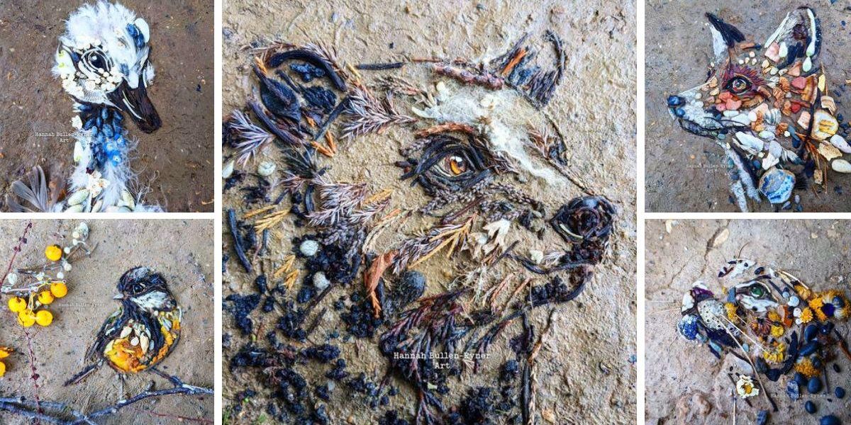 Hannah Bullen-Ryner's land art animals are utterly incredible - Upworthy