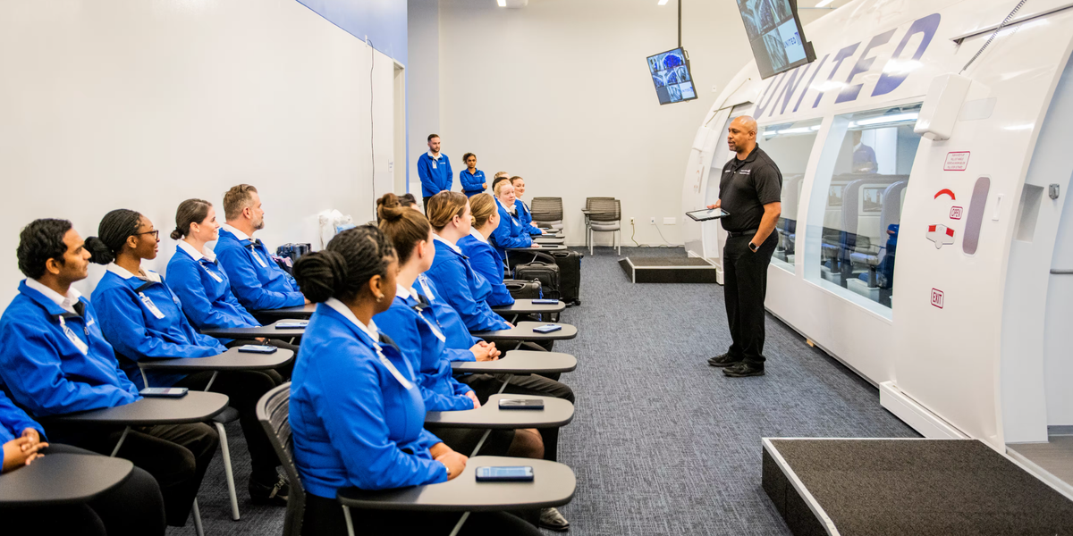 United opens $32M expansion of high-tech training center, plans to hire ...