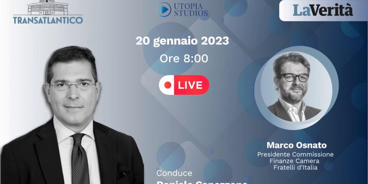 Marco Osnato a Transatlantico: fisco, economia, quadro politico - La Verità