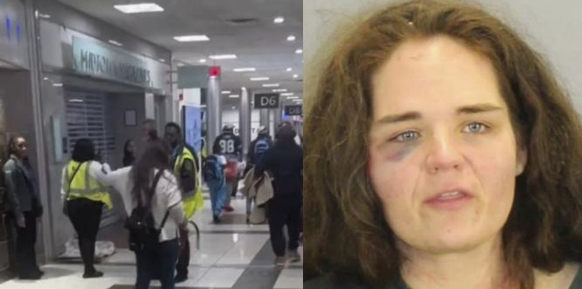 Video: Ohio woman sprays fire extinguisher at Atlanta airport - TheBlaze