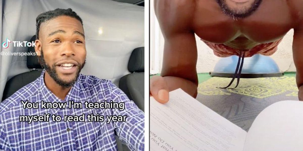 34-year-old teaches himself to read on TikTok - Upworthy