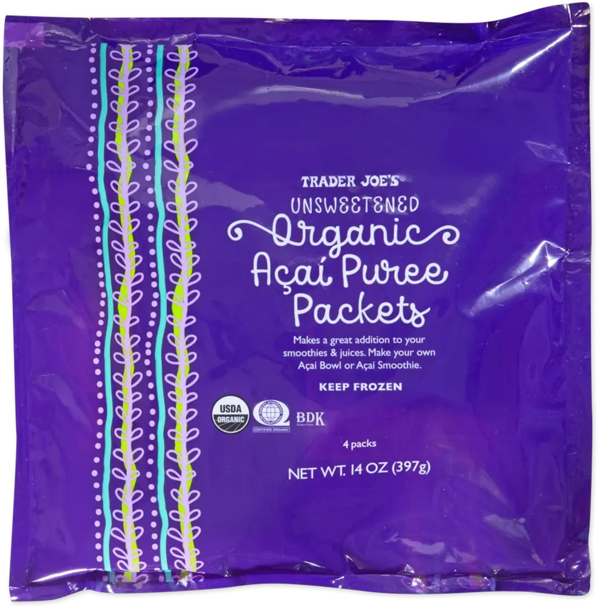 Unsweetened Organic Açaí Puree Packets - xoNecole