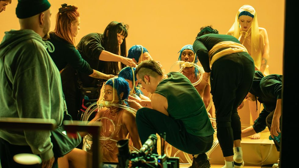 Behind the Scenes of Ashnikko's "You Make Me Sick!" Video - PAPER Magazine