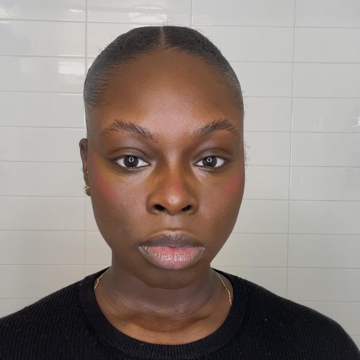 Step 4: Add blush. - xoNecole Step 4: Add blush. - xoNecole