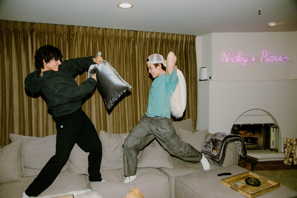 TikTok's Nicky Champa and Pierre Boo in Briefs for PAPER - PAPER Magazine