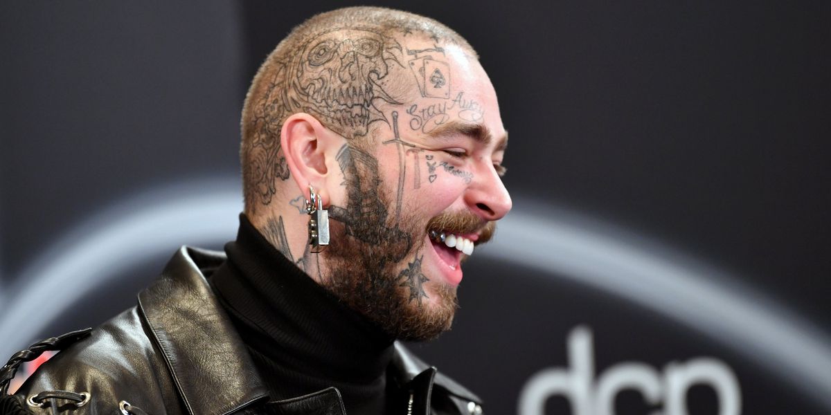 Post Malone Turned Away From Australian Bar Over Face Tattoos - PAPER ...