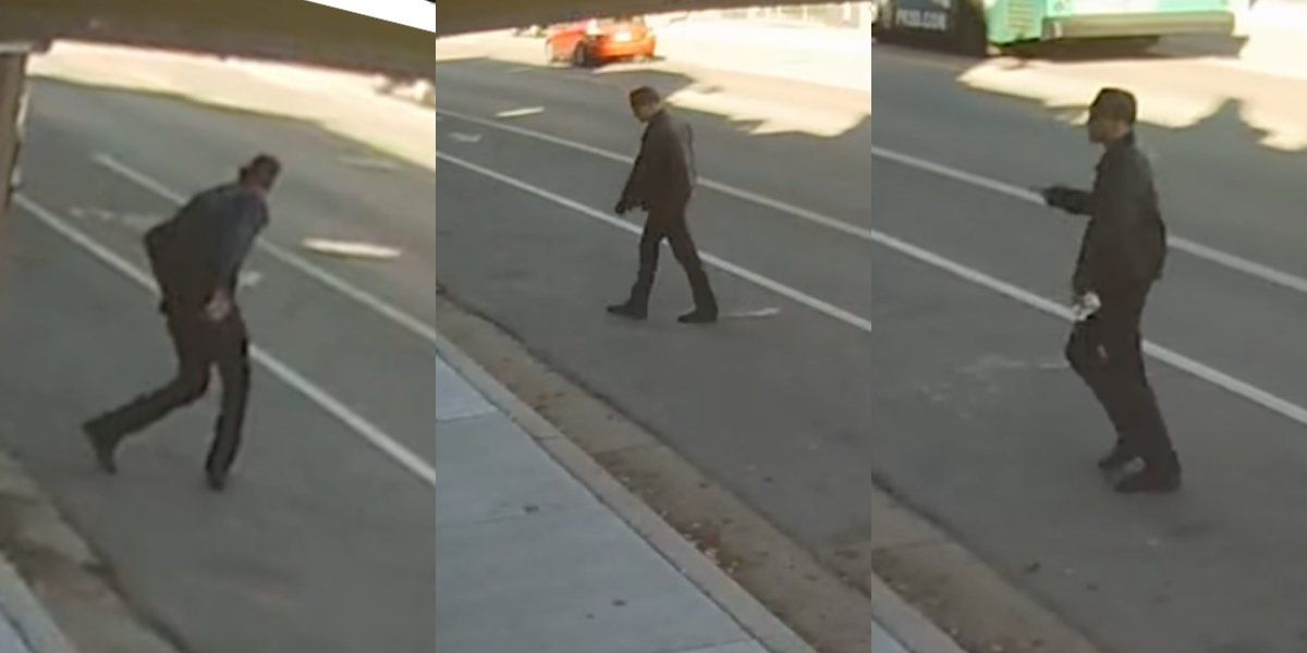 Guy caught dancing in the street while picking up litter - Upworthy
