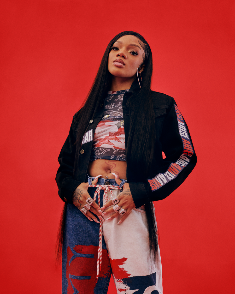 GloRilla Is the New Face of Tommy Jeans x Aries - PAPER Magazine