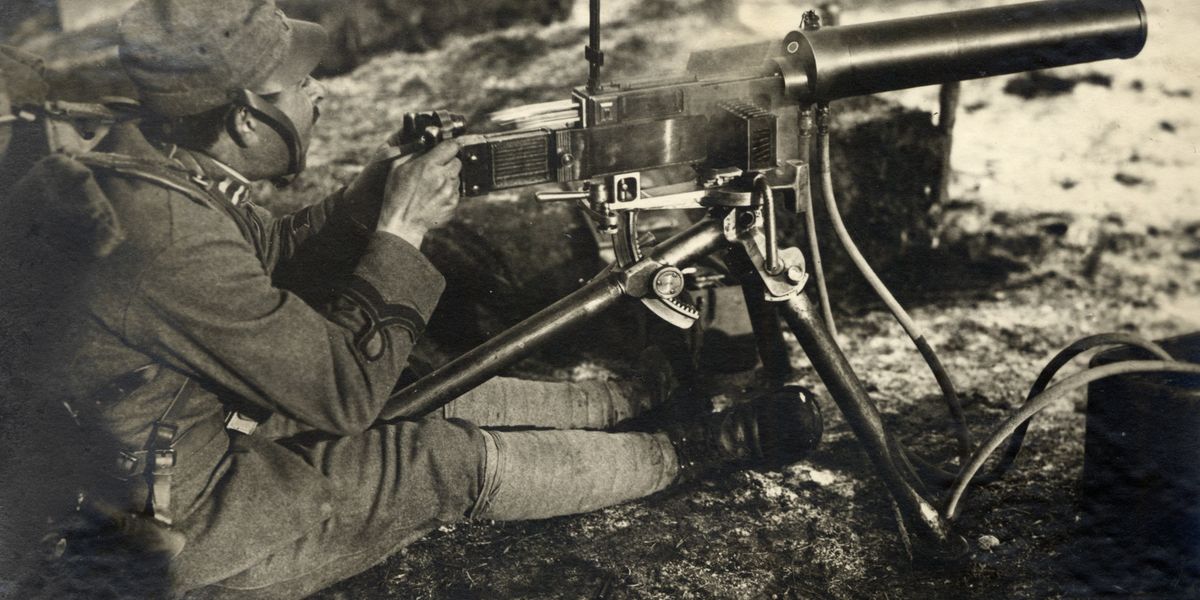 La nascita della mitragliatrice e i modelli italiani che fecero la ...