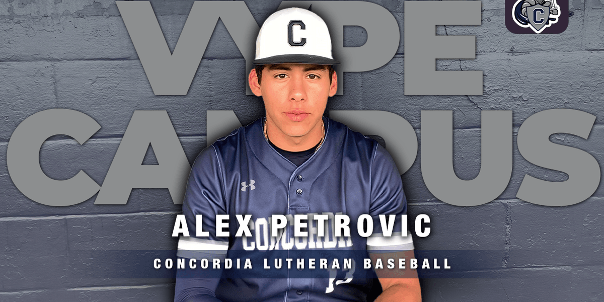 VYPE Coaches Corner: Alex Petrovic Concordia Lutheran Baseball - VYPE