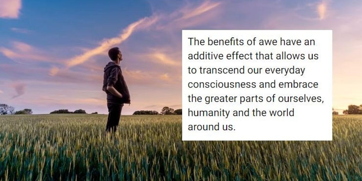 The mental health benefits of awe - Upworthy