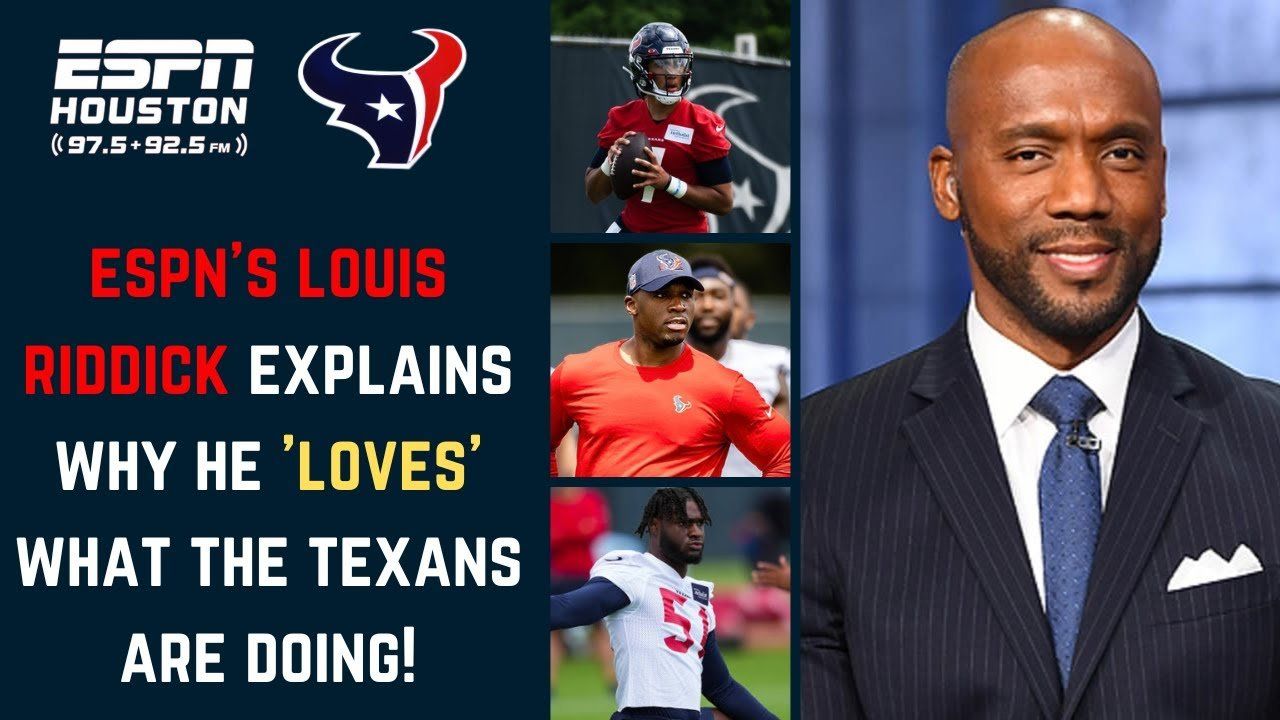 Louis Riddick reveals why Houston Texans future is bright - SportsMap