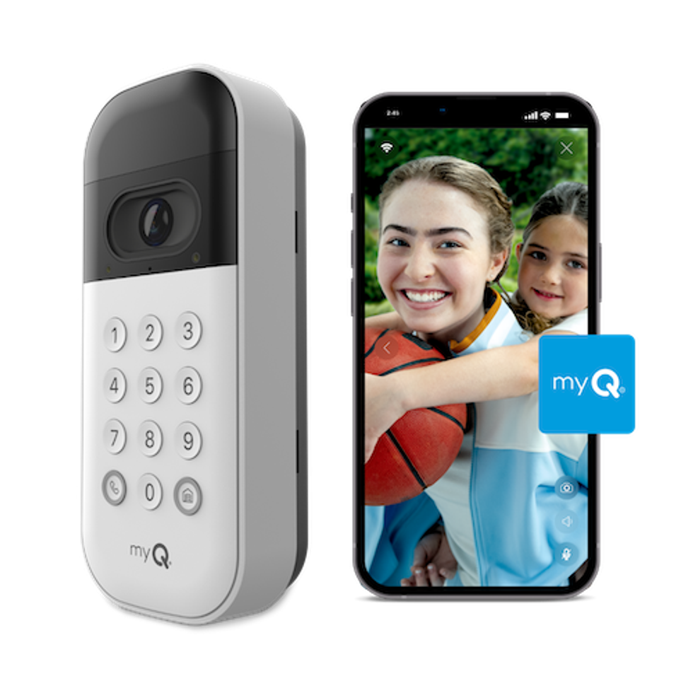 myQ Introduces First Smart Garage Video Keypad for Homes - Gearbrain