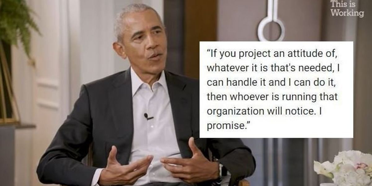 Barack Obama's 3-word career advice - Upworthy