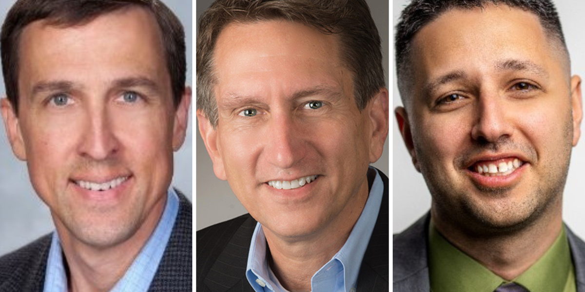 Jim Gable of Chevon, Brad Burke of Rice Alliance, and Chris Romani of ...