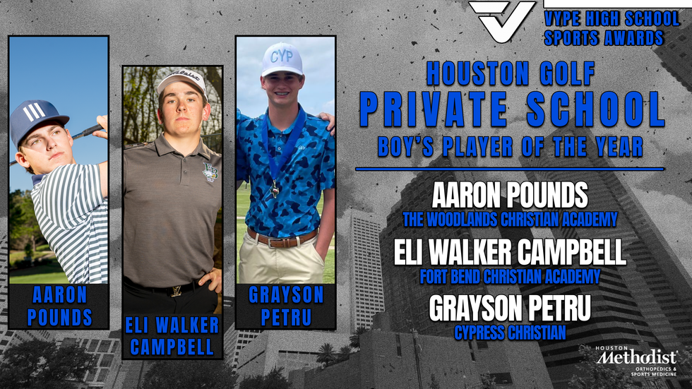 VYPE AWARDS: Private School Boys and Girls Golf presented by Houston ...